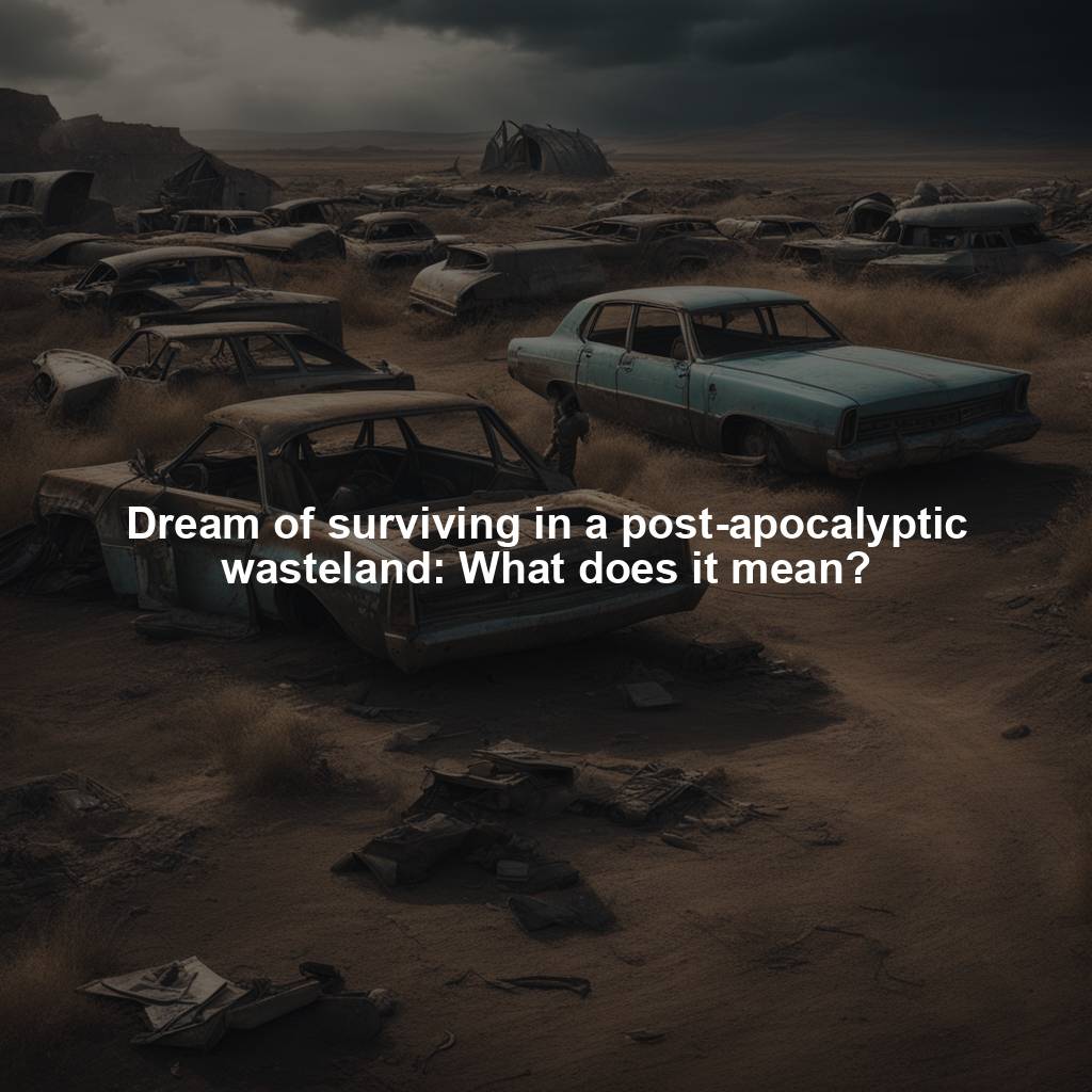 Dream of surviving in a post-apocalyptic wasteland: What does it mean?